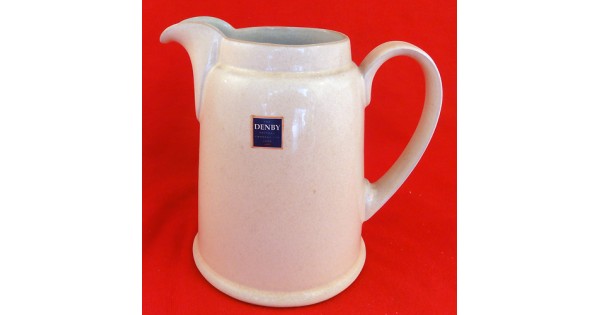 Denby Energy White/White Jug Large 7" tall