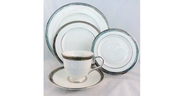 Lenox Landmark Platinum 5pc Place Setting