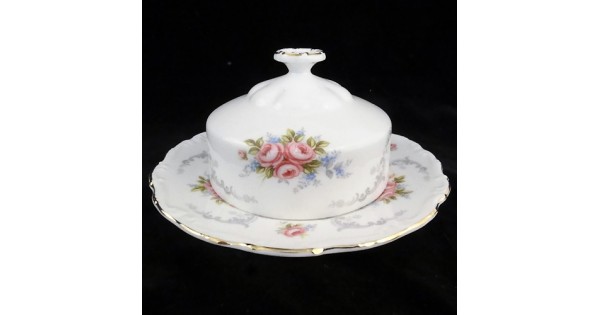 Royal Albert Tranquility Covered Butter Dish